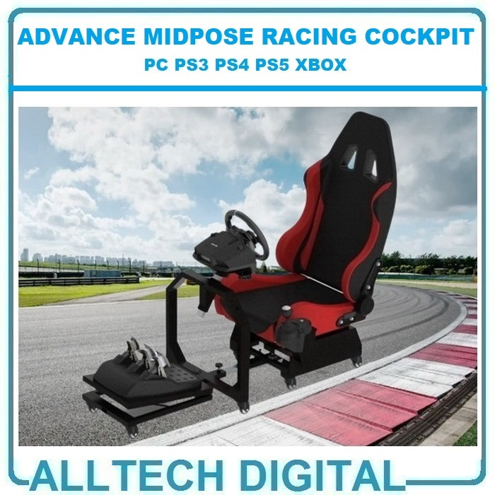 Jual Advance Midpose Racing Sim Gaming Seat Kursi Simulasi Balap Chair ...