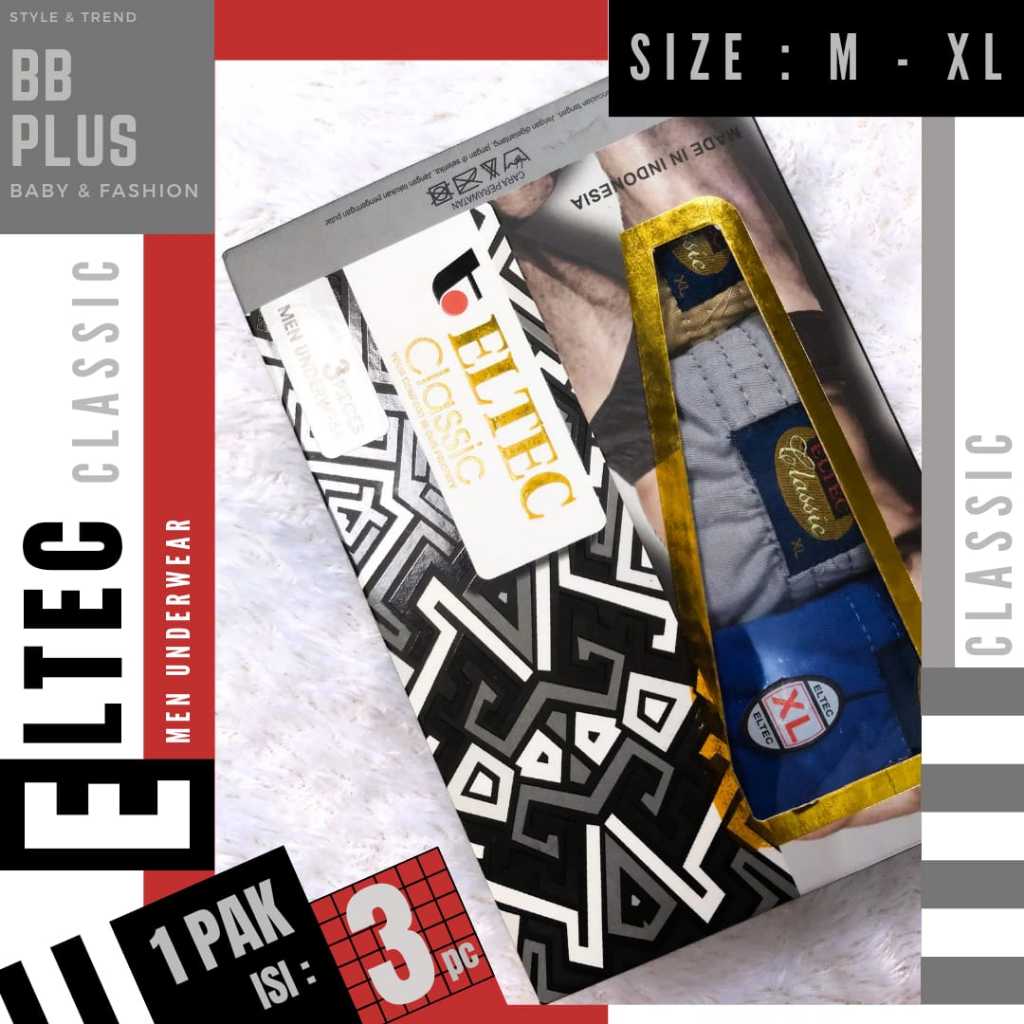 Jual CD PRIA DEWASA ELTEC SIZE : M / L / XL | Shopee Indonesia