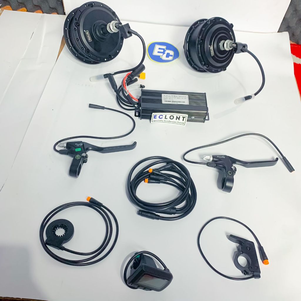 Jual Set Ebike Kit Dinamo motor BLDC 36v 350w Sepeda Listrik | Shopee ...