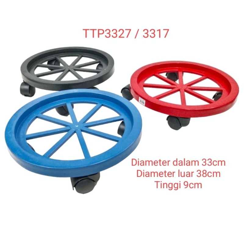 Jual Tatakan Roda Tabung Gas Alat Bantu Dorong Roda Galon TTP3327/3317 ...