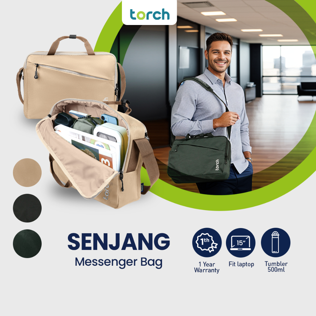Jual TORCH Senjang Tas Selempang Sling Messenger Bag Laptop Waterproof ...