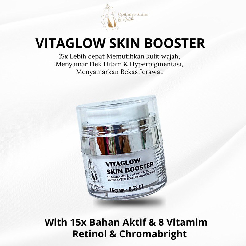 Jual [OPTIMIZE SHINE] KRIM FLEK HITAM DAN MEMUTIHKAN WAJAH VITAGLOW ...