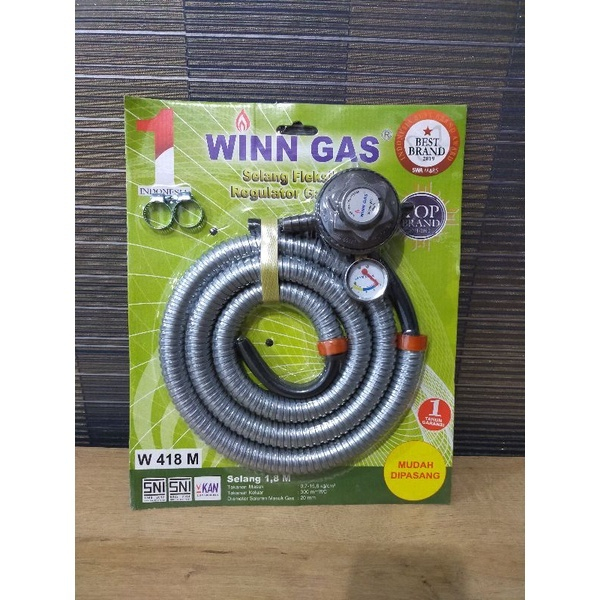 Jual WINN GAS PAKET SELANG & REGULATOR W418 /W68M/W998M | Shopee Indonesia