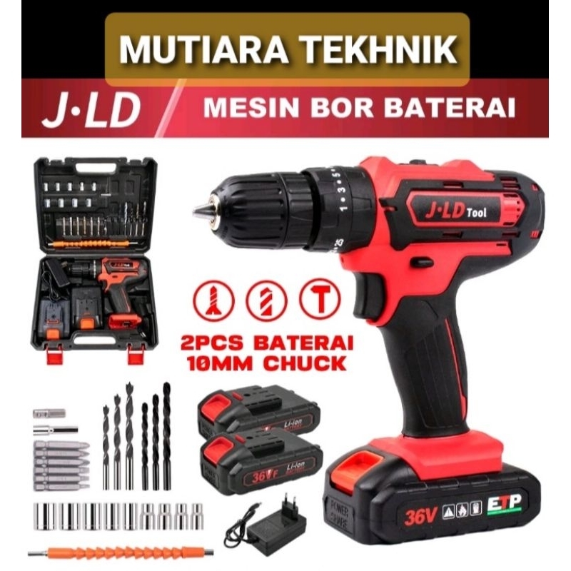 Jual Mesin bor baterai J-LD tool 10 mm | Shopee Indonesia