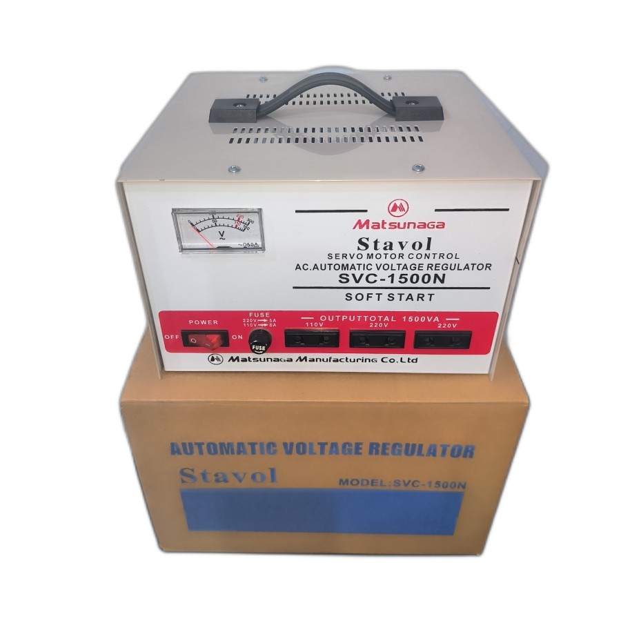 Jual Stabilizer 1500 watt-Stavol 1500VA-matsunaga 1500N Stavolt ...