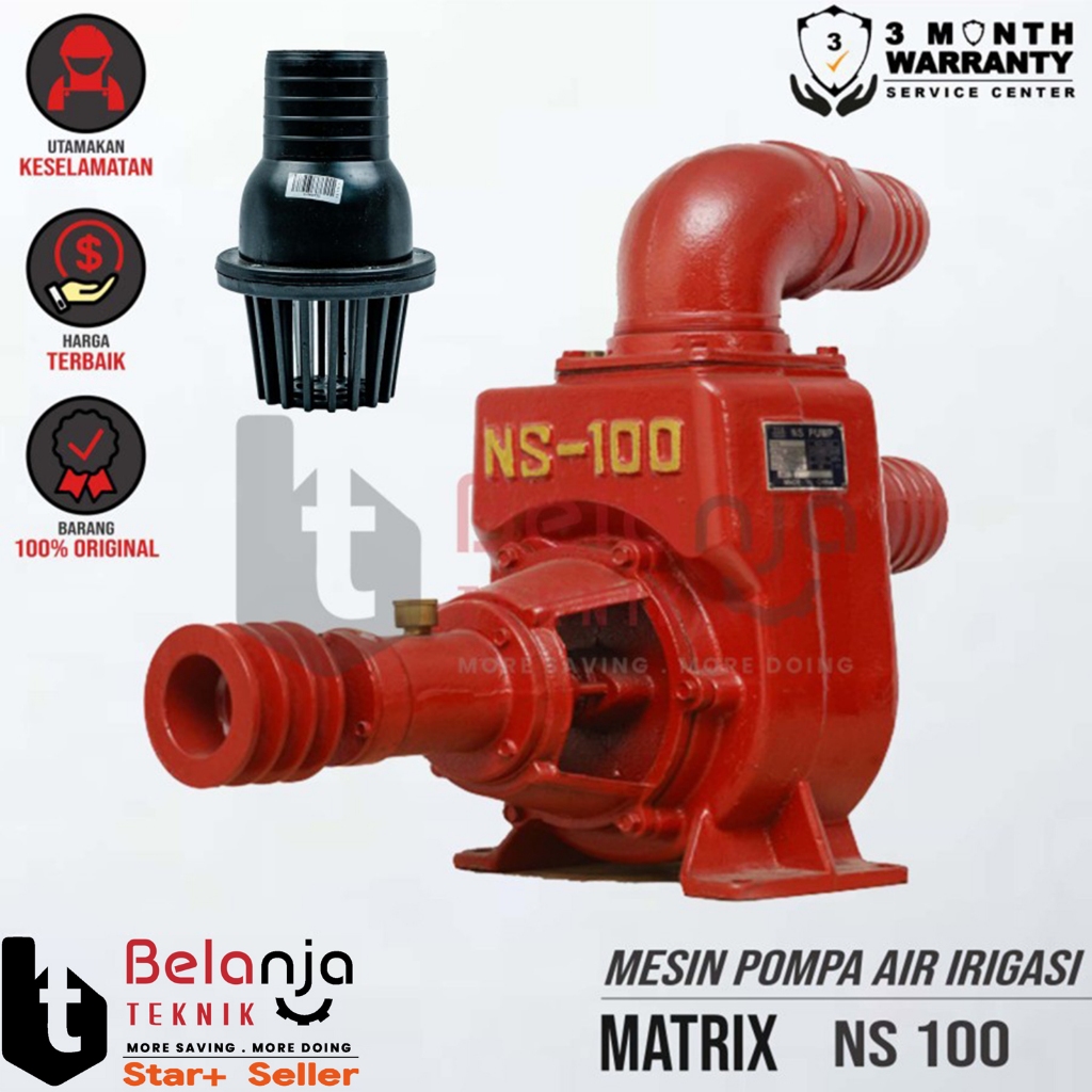 Jual Mesin Pompa Air Irigasi Water Pump NS 100 4 Inch | Shopee Indonesia