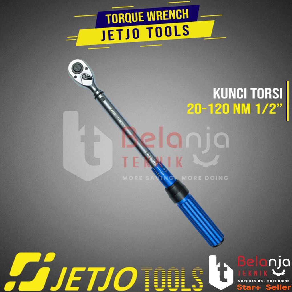 Jual JETJO TOOLS Kunci Momen 1/2" Kunci Torsi 20-120 Nm Torque Wrench 1 ...