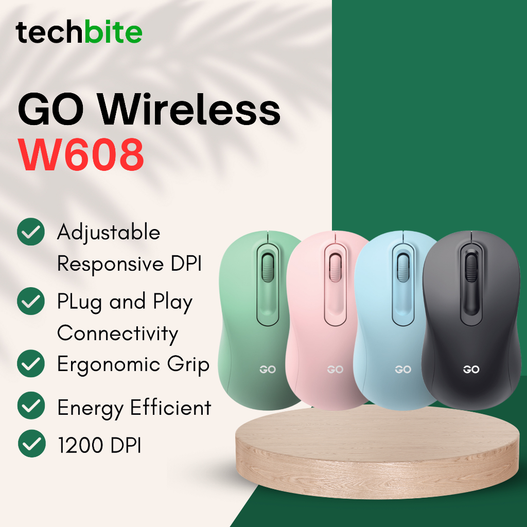 Jual FANTECH Mouse Office Wireless Dongle Office Go Series W188 W605 W606 W607 W608 Slim ...