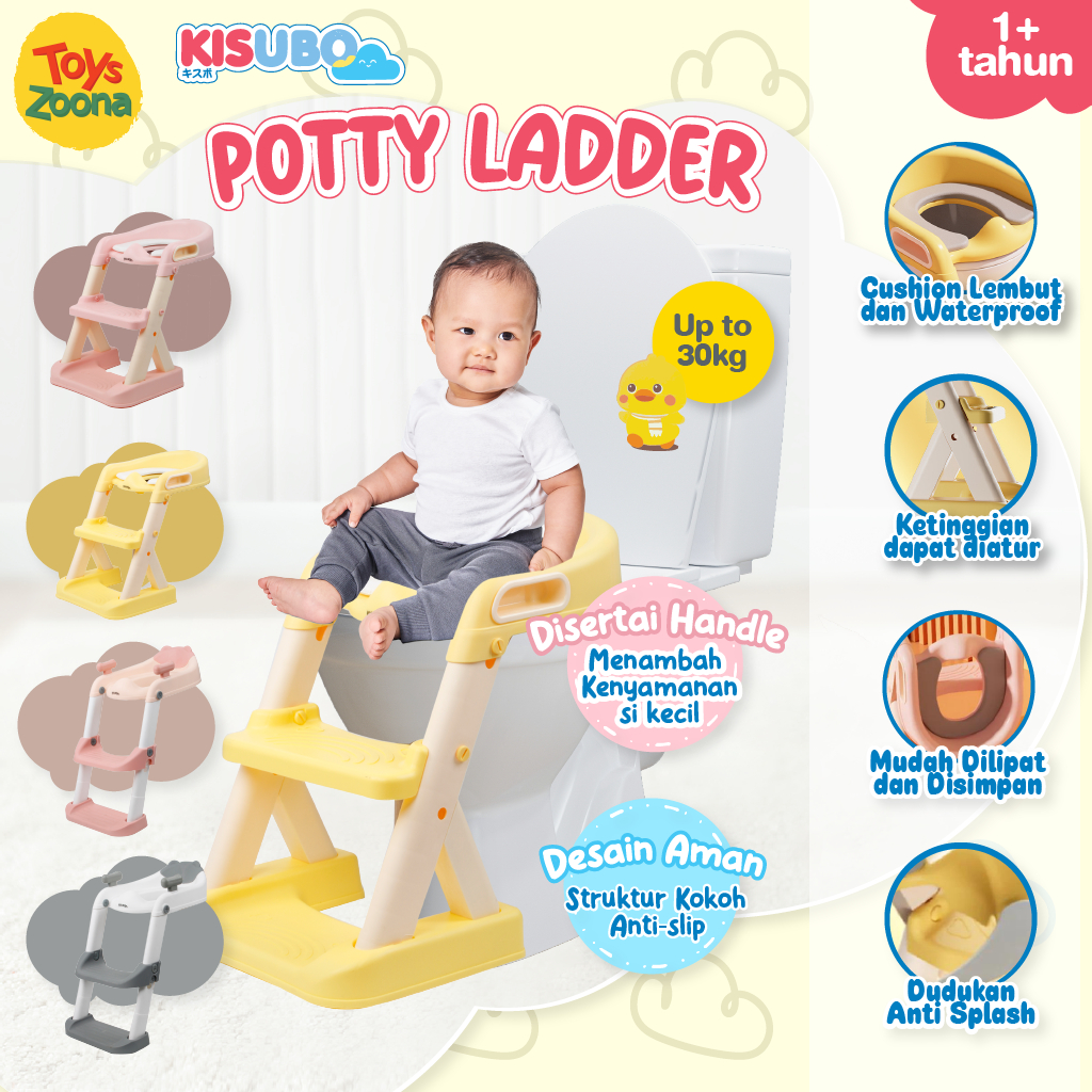 Jual ToysZoona Baby Potty Ladder Chair Seat Toilet Training Pispot Anak ...