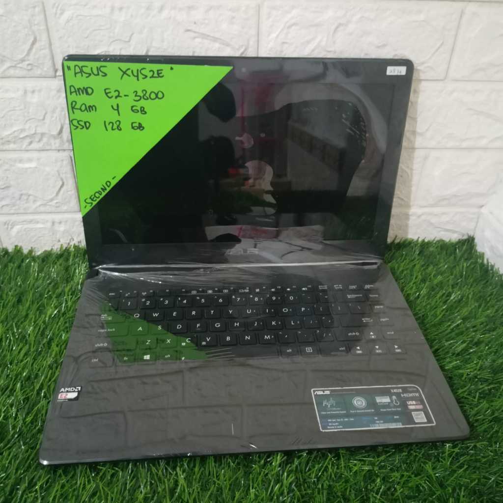 Jual LAPTOP MURAH ASUS X4S2E AMD E2-3800 RAM 4GB SSD 128GB 14INCH (2874) | Shopee Indonesia