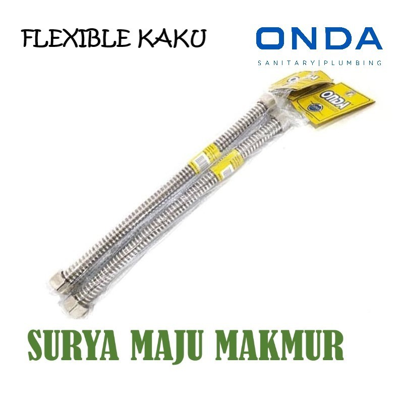 Jual SELANG FLEXIBLE ONDA KAKU 30 CM 40 CM 50 CM SELANG FLEKSIBEL AIR PANAS | Shopee Indonesia
