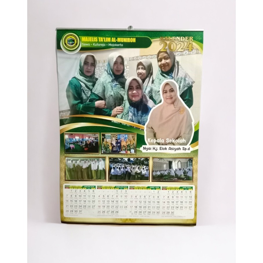 Jual CETAK KALENDER DINDING CUSTOM MURAH 2025 / CETAK 3 LEMBAR (1 ...