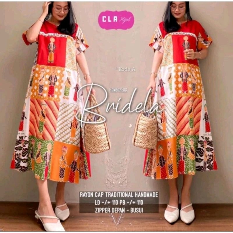 Jual SEMERBAK BATIK ORI SEKDRES DASTER PAYUNG JELITA HOMEDRESS KEKINIAN ...