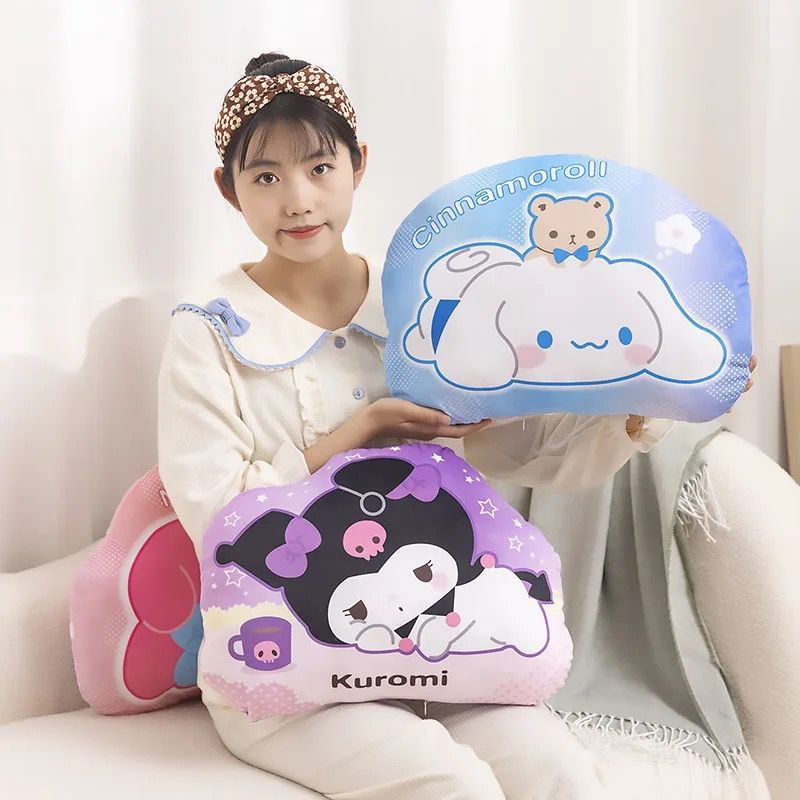 Jual Bantal Boneka Karakter Sanrio Kuromi Melody Cinnamorol 35cm Bahan Plush Halus dan Lembut ...