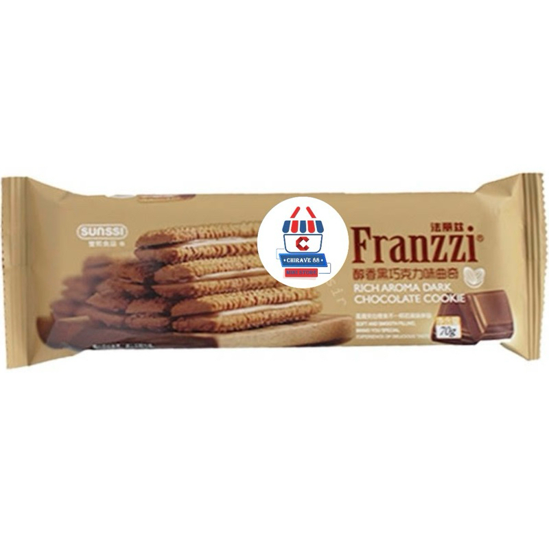 Jual Franzzi Sunssi Cookies / Kukis Biskuit Rasa Cokelat dengan Krim ...