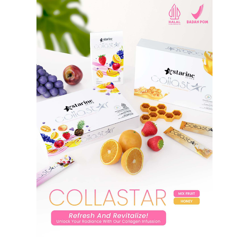 Jual Starinc Collagen Drink Starinc With Extract Salmon, Saffron, dan ...