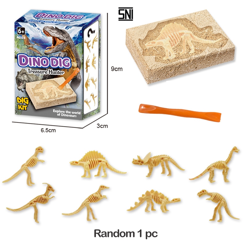 Jual Dig out clay fosil hewan laut/ blind box / DIY / mainan anak ...