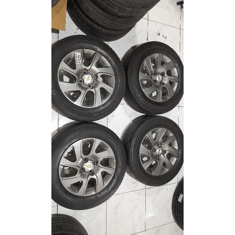 Jual Velg Bekas Copotan SPIN Ring 15X6 Lubang 4X100 ET39 Plus BAN 195 65 R15 | Shopee Indonesia