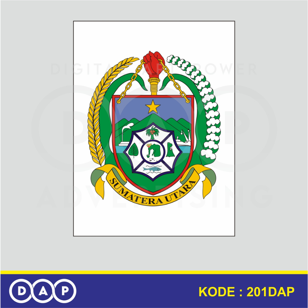 Jual 201 - STIKER LOGO PEMPROV SUMUT - 60 X 80 CM - VYNIL - TERBAIK ...