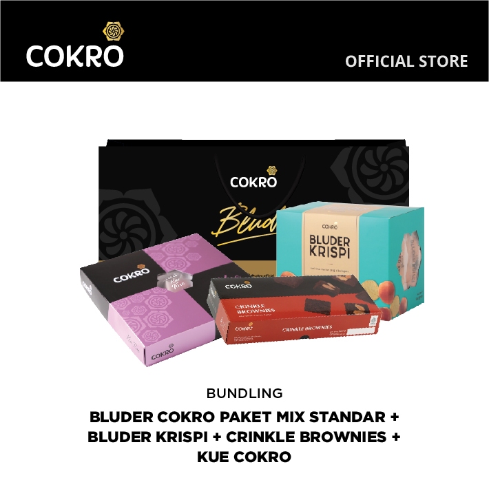 Jual Cokro - Bundling Bluder Cokro + Bluder Krispi + Crinkle Brownies ...