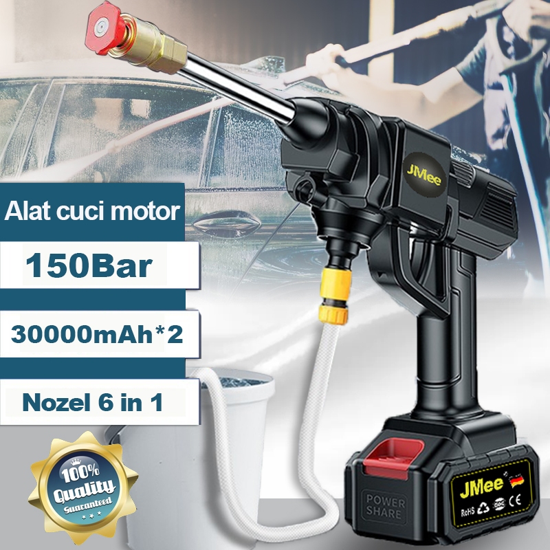 Jual Alat Cuci Mobil dan Motor Mesin Cuci Mobil Jet Cleaner Cordless ...