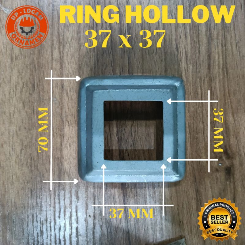 Jual Ring hollow 40x40 mm (37 x 37) besi plat tapak minimalis ornamen ...