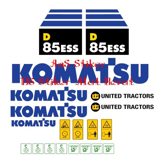 Jual Sticker Stiker Alat Berat Dozer Komatsu D85ESS-2 | Shopee Indonesia