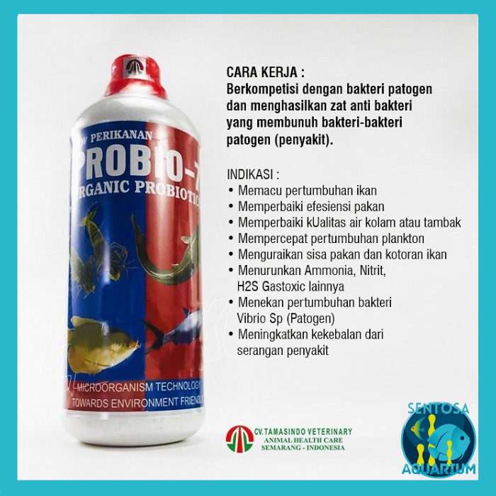 Jual Probio 7 Perikanan Organic Probiotik Untuk Ikan Ukuran 1Liter ...