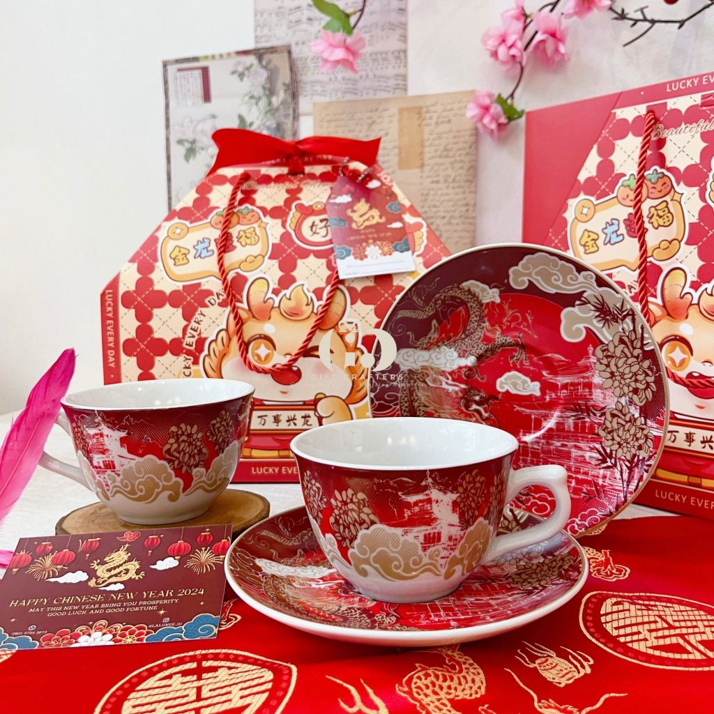 Jual Hampers CNY Souvenir Imlek Parsel Imlek Hampers Cangkir Chinese ...
