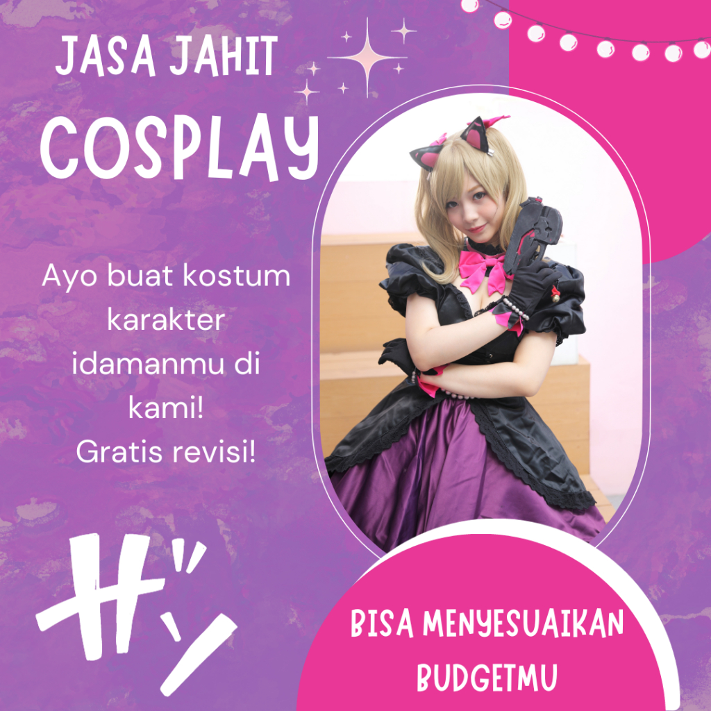 Jual Jasa Jahit Cosplay Anime Game Role Play Kostum Karakter | Shopee ...