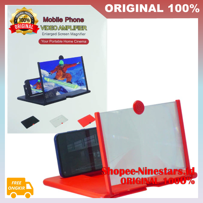 Jual Kaca Pembesar Layar Hp 3D 12Inch 100% ASLI ORIGINAL | Shopee Indonesia