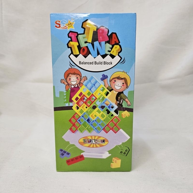 Jual SS1561 Tetra Tower Mainan Balancing Block Edukasi Game Susun Balok ...