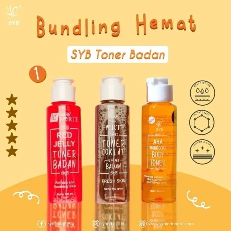 Jual Syb Forte Toner Badan Fresh Skin 100ml | Shopee Indonesia