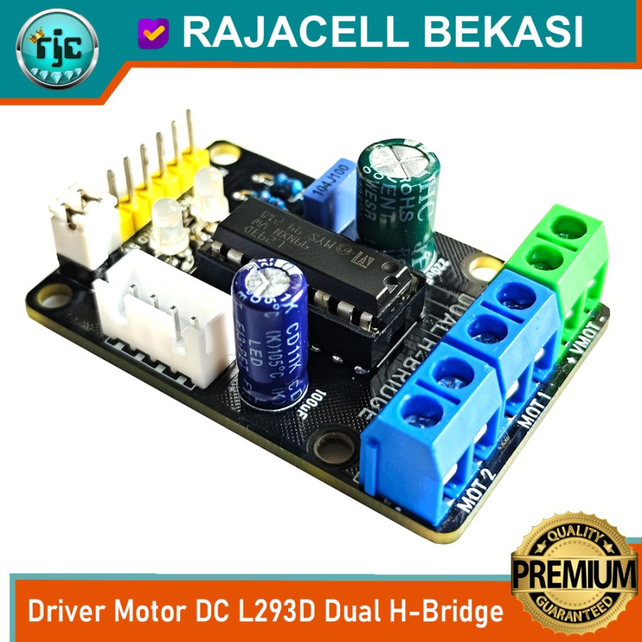 Jual Driver Motor DC L293D Mini Dual H-Bridge 5V 12V 24V High Performance | Shopee Indonesia