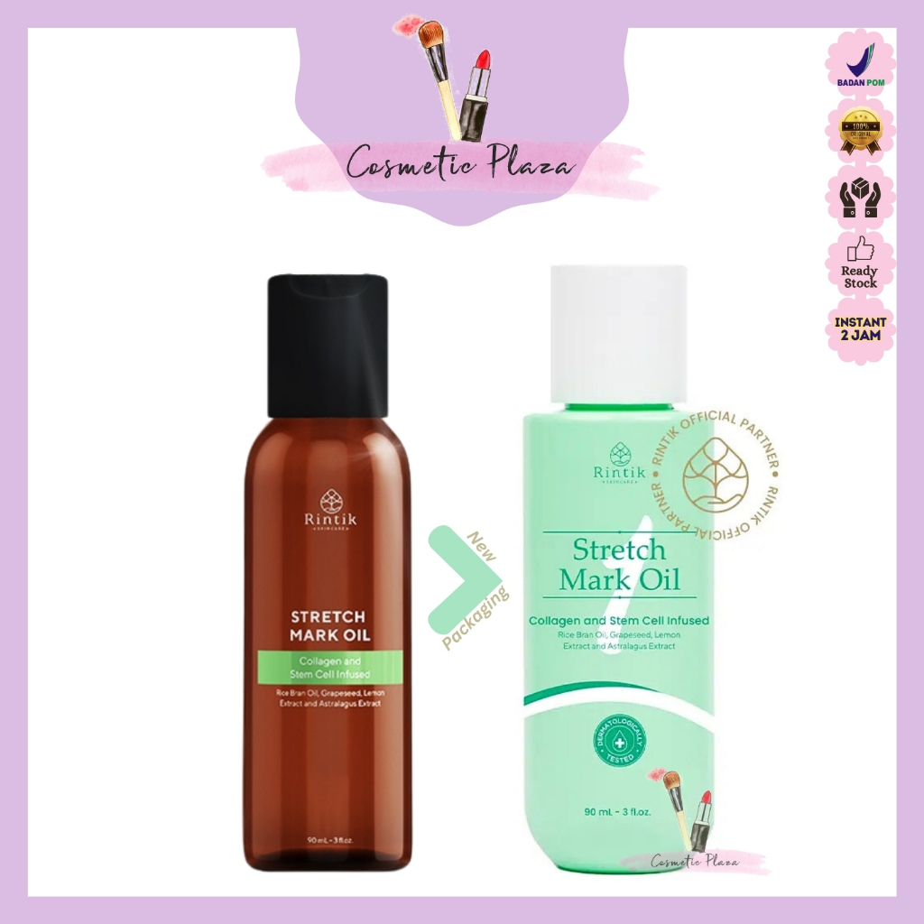 Jual RINTIK Skincare Stretch Mark Selulit StretchMark Bekas Luka Oil ...