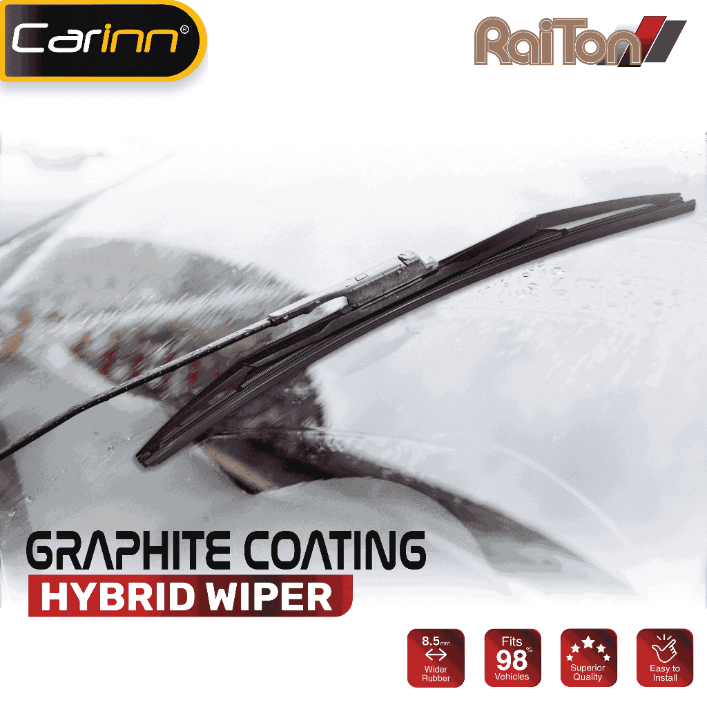 Jual Raiton Wiper Coating Hybrid Satuan Kaca Depan Mobil 14 Inch - 28 Inch - Satuan | Shopee ...
