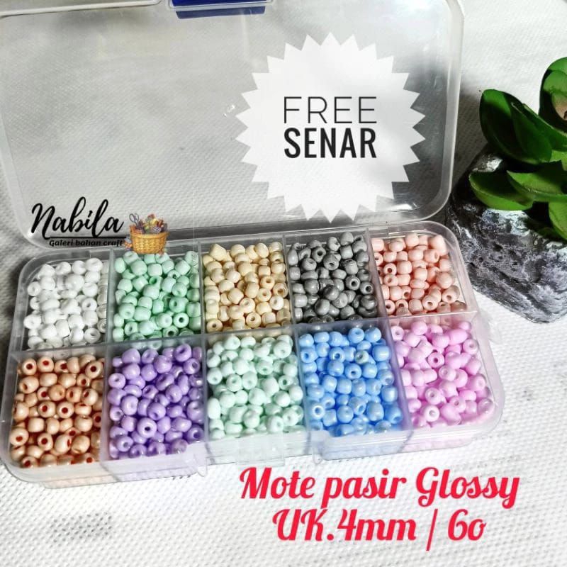 Jual Paket diycraft manik-manik mote Payet gelang dan kalung UK.6o ...
