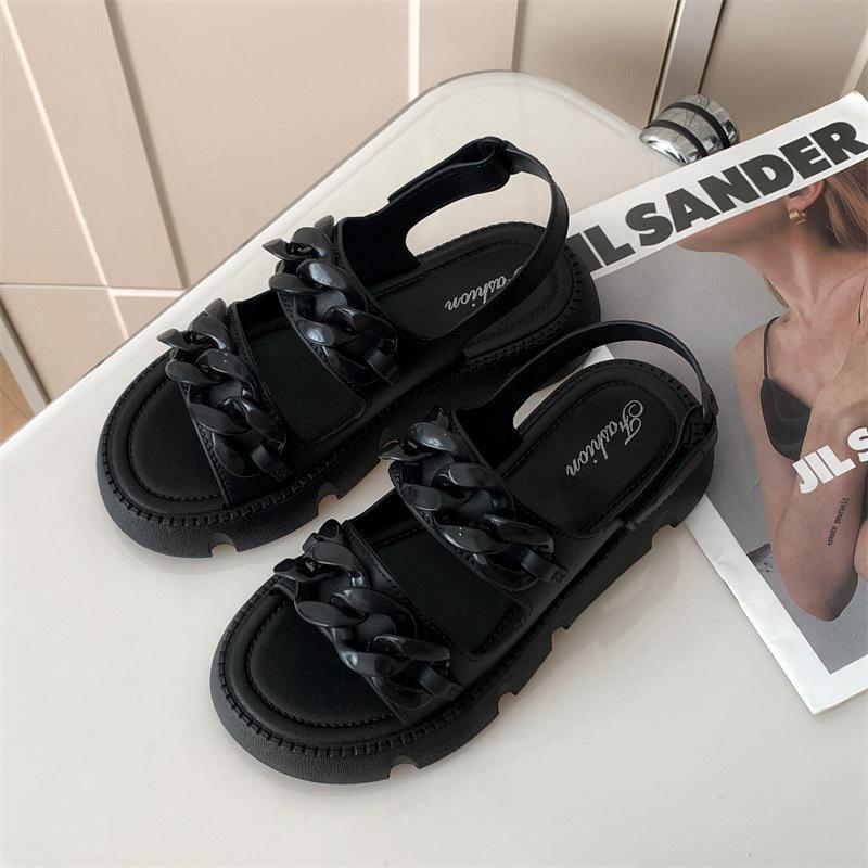 Jual Sandal Fuji Wanita Korea Premium Sendal Wanita Karet Jelly Wedges ...