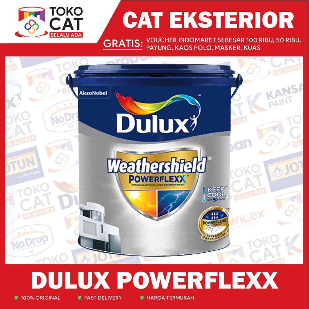 Jual Cat Tembok Eksterior | Dulux Weathershield Powerflex 2290 ...