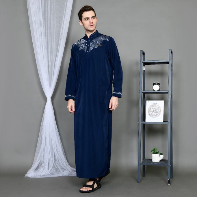 Jual Jubah Pria Dewasa Al Khairy Model Bordir - Gamis Turki Lengan ...