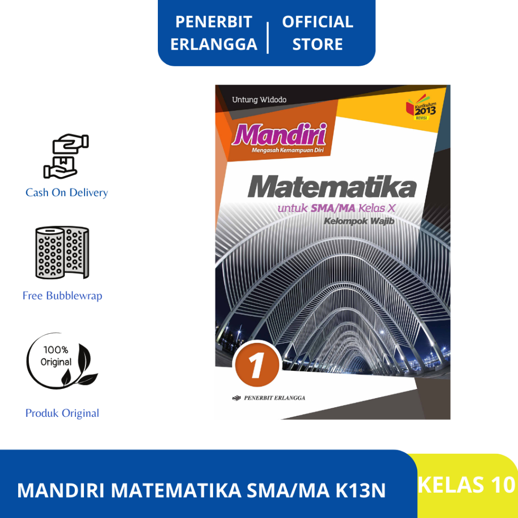 Jual MANDIRI MATEMATIKA SMA/MA KELAS 10 KURIKULUM 2013 REVISI -ERLANGGA | Shopee Indonesia