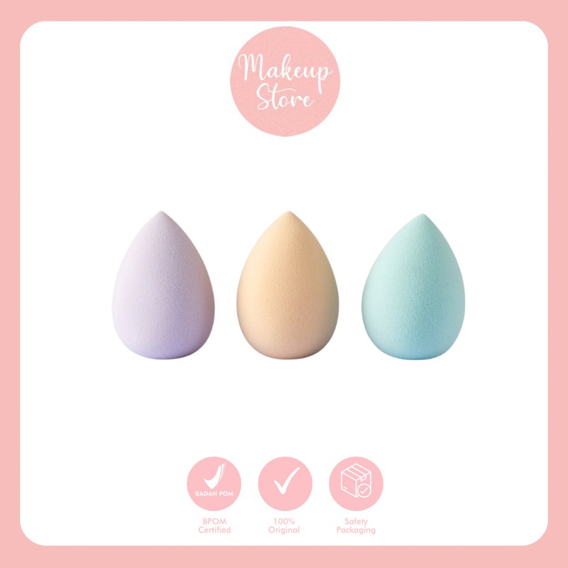 Jual GLAMFIX Fabulous Beauty Sponge Beauty Blender Spons Foundation ...