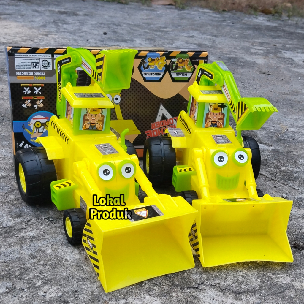 Jual Mainan Anak Mobil Mobilan Truck Kontruksi Excavator Plastik Bagus ...