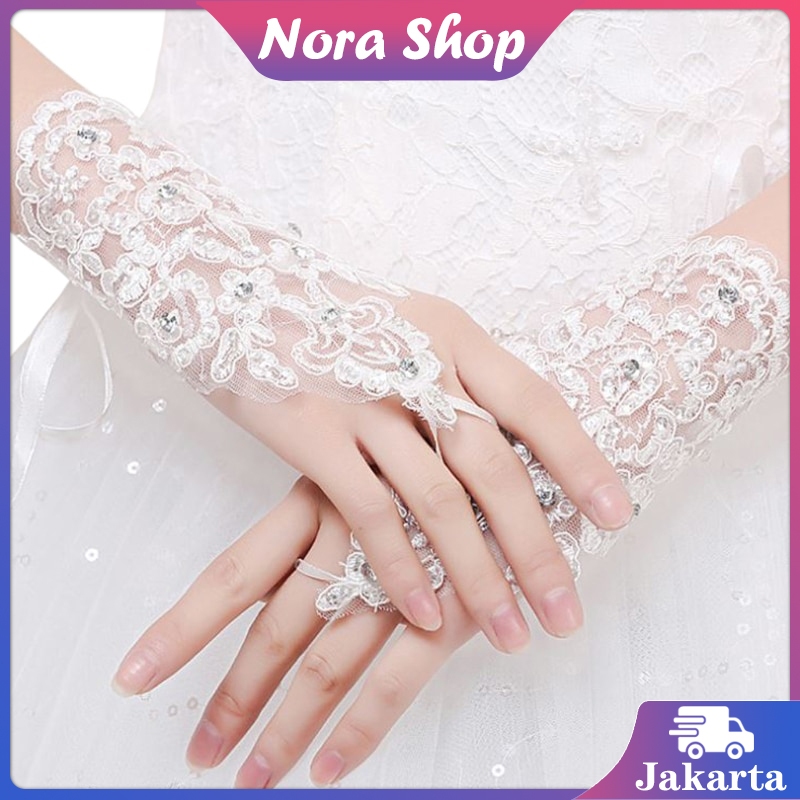 Jual Sarung Tangan Renda Putih Sarung Tangan Princess Sarung Tangan ...