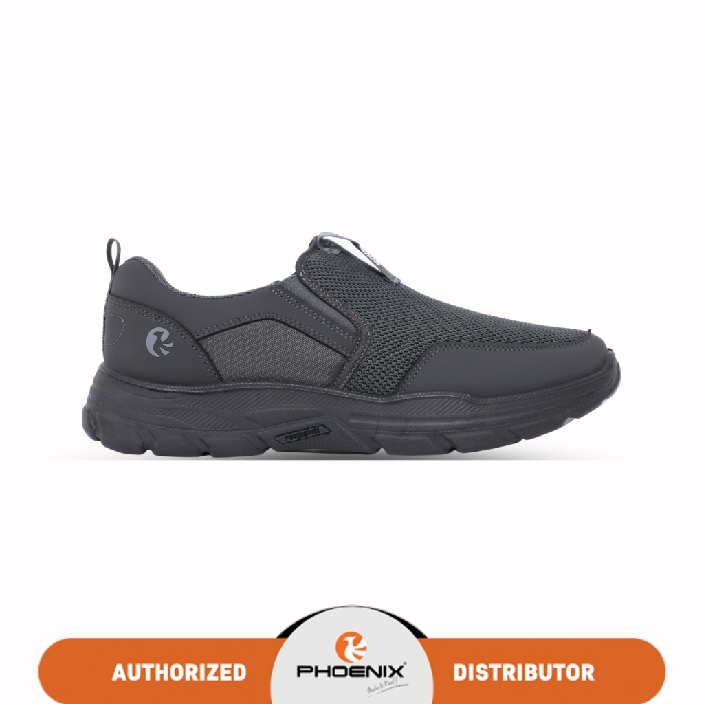 Jual Phoenix New Dickson Sepatu Slip On Pria - Grey | Shopee Indonesia