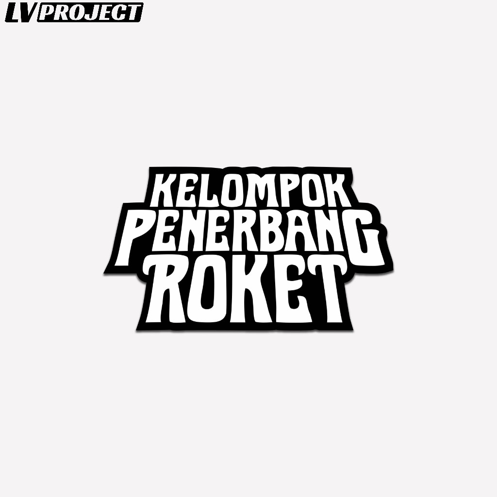 Jual Stiker Band Indie Kelompok Penerbang Roket Sticker Music Vinyl Glossy | Shopee Indonesia