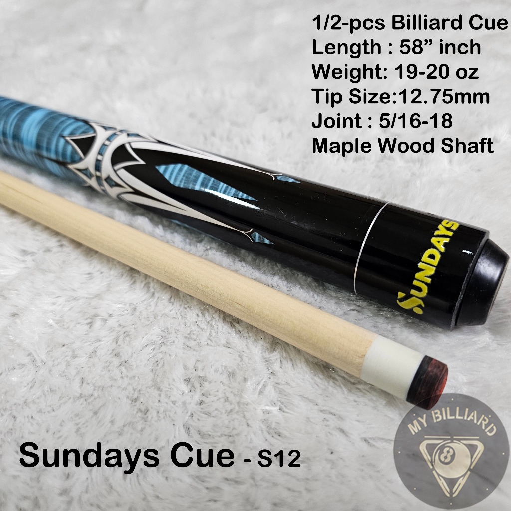 Jual Stick Billiard Sundays Cue 12.75mm - Stik Biliar bilyar | S-12 ...