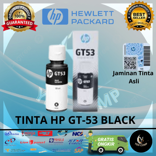 Jual Tinta HP GT-53 Black/Hitam Original Cartridge | Shopee Indonesia