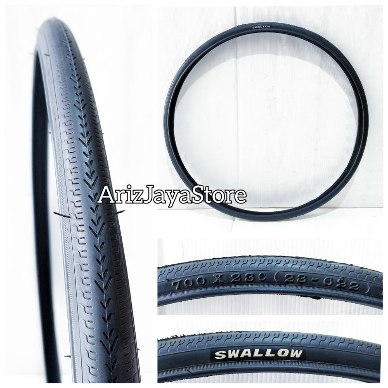 Jual Ban Luar Sepeda Balap Fixie 700×23C Hitam Swallow | Shopee Indonesia