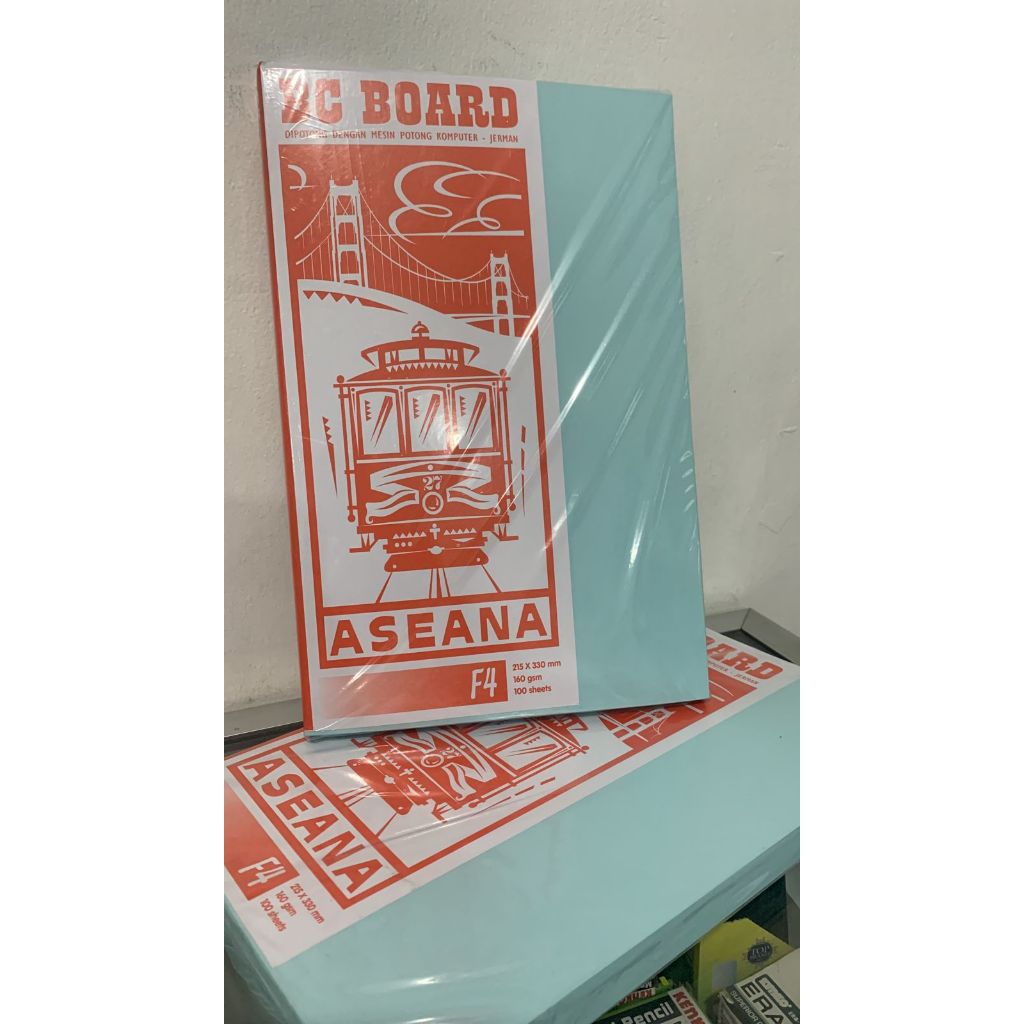 Jual Kertas Bc 60 Gsm Ukuran Folio - Biru Muda | Shopee Indonesia